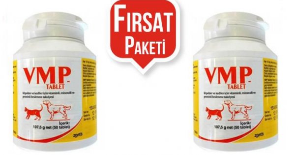 Zoetis VMP Tablet 2 Kutu ( 100 Tablet ) 11/2019